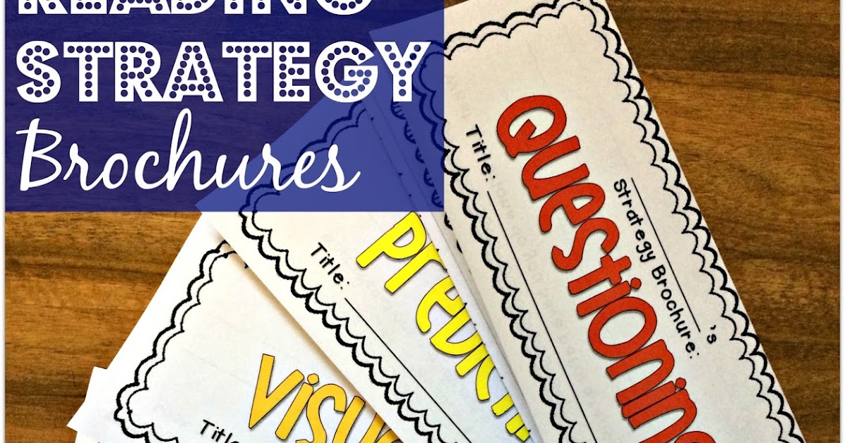 Reading Strategy Brochures | 3rd Grade Thoughts