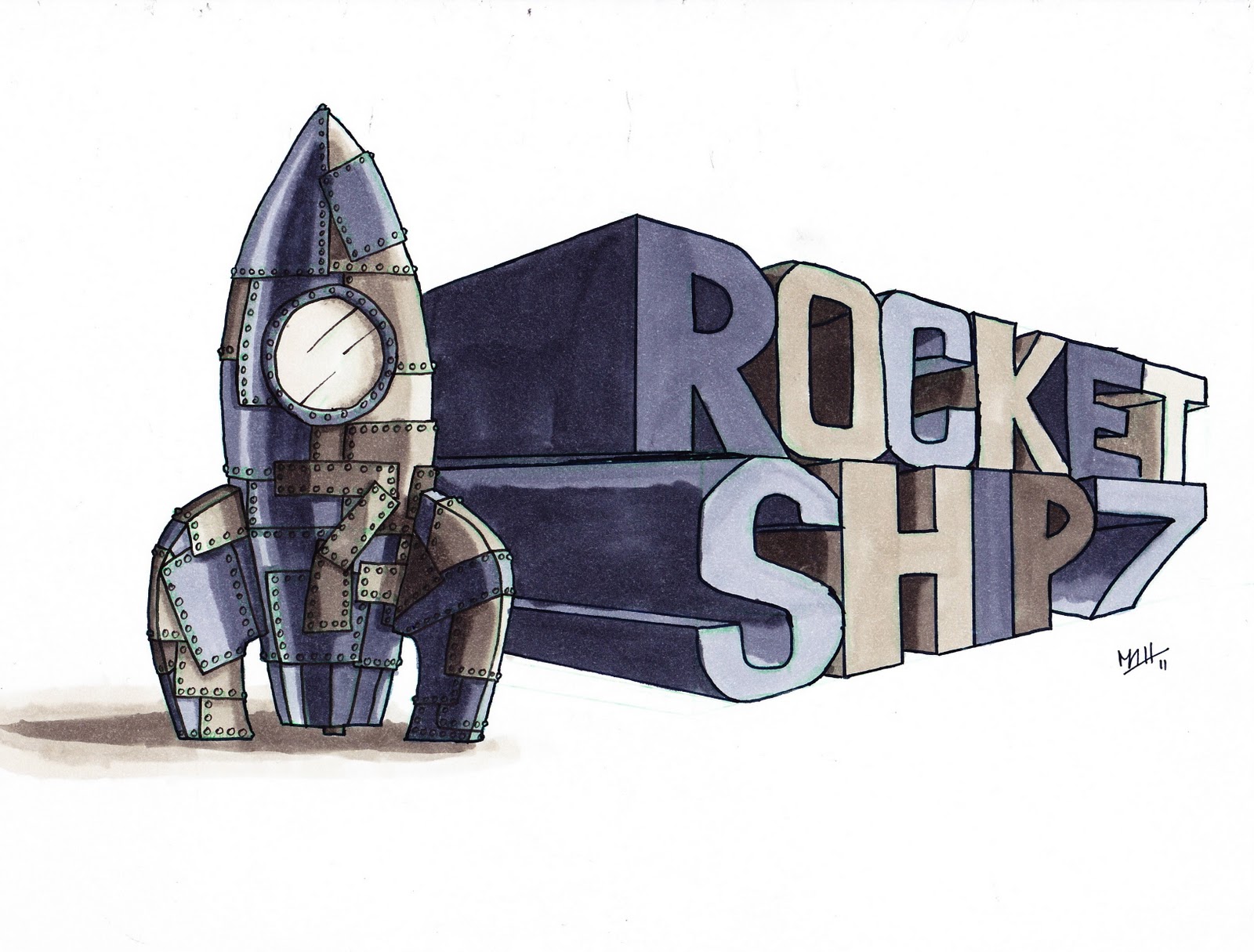 The Door-Matt: School Assignment - Rocket Ship 7
