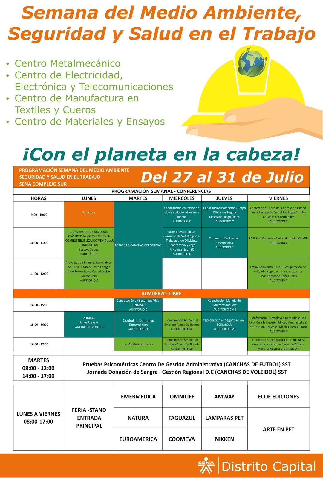 Centro de Materiales y Ensayos Sena: Semana del Medio Ambiente y la ...