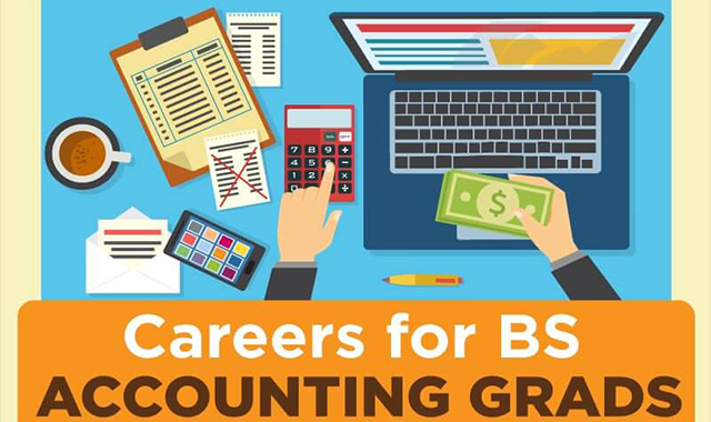 Careers for BS in Accounting Grads #infographic - Visualistan