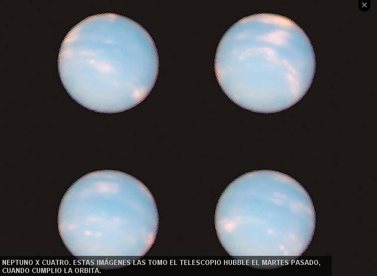 LA VERDAD DE LA MANDARINA: CIENCIA.COM: NEPTUNO COMPLETÓ UNA ORBITA ...