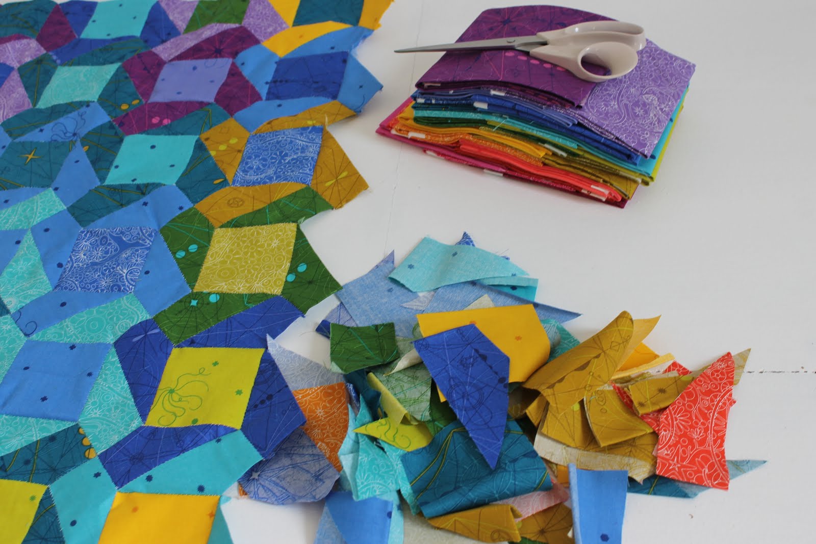 Lets Get Sewing: An update on The Soothing Quilt EPP