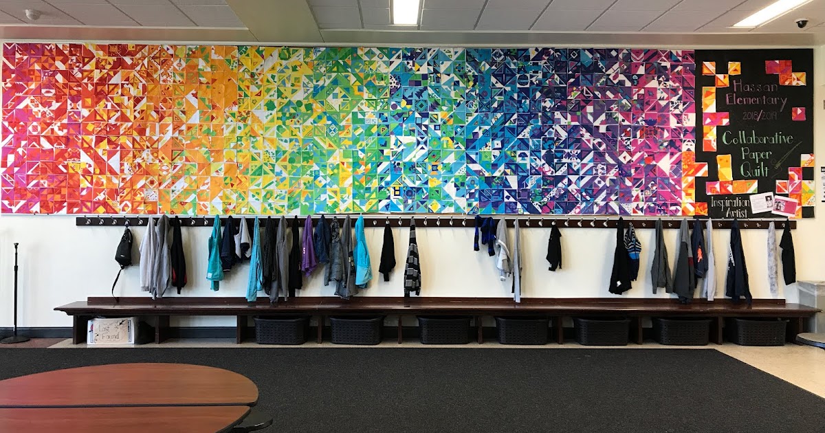 Mini Matisse: Collaborative Paper Quilt