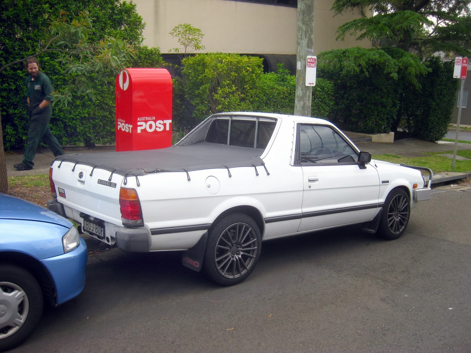 Aussie Old Parked Cars: 1990 Subaru GL 1800 4WD Ute