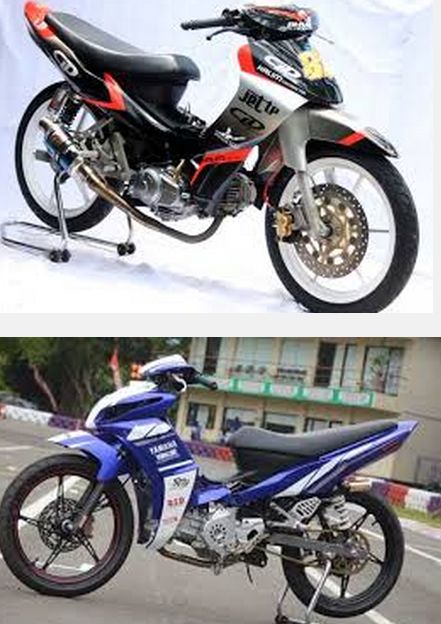 Modifikasi motor yamaha jupiter z1 new cw ceper terbaru keren 2014