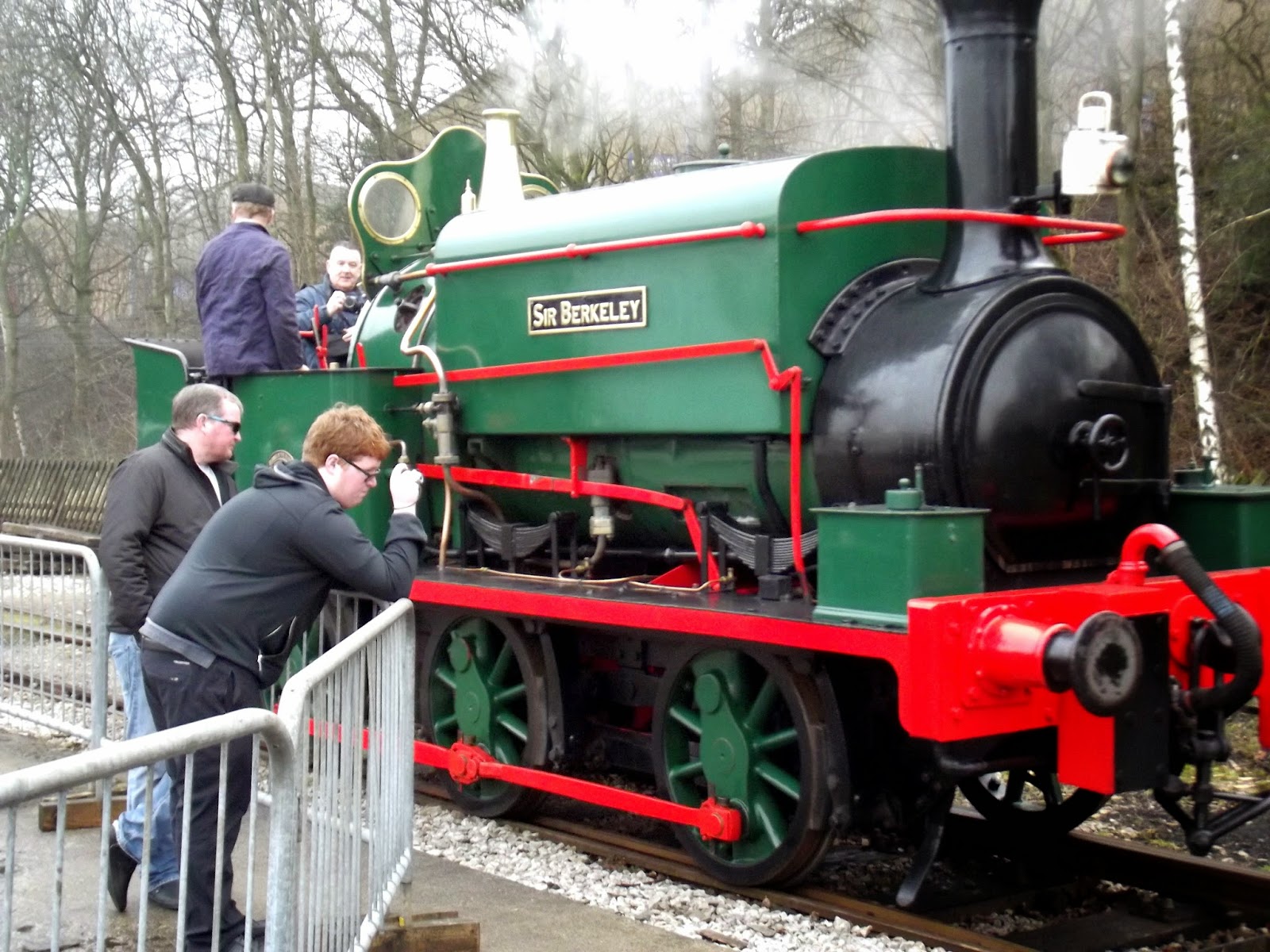 Steam Memories: 'Sir Berkeley' at Ingrow yesterday 15/2