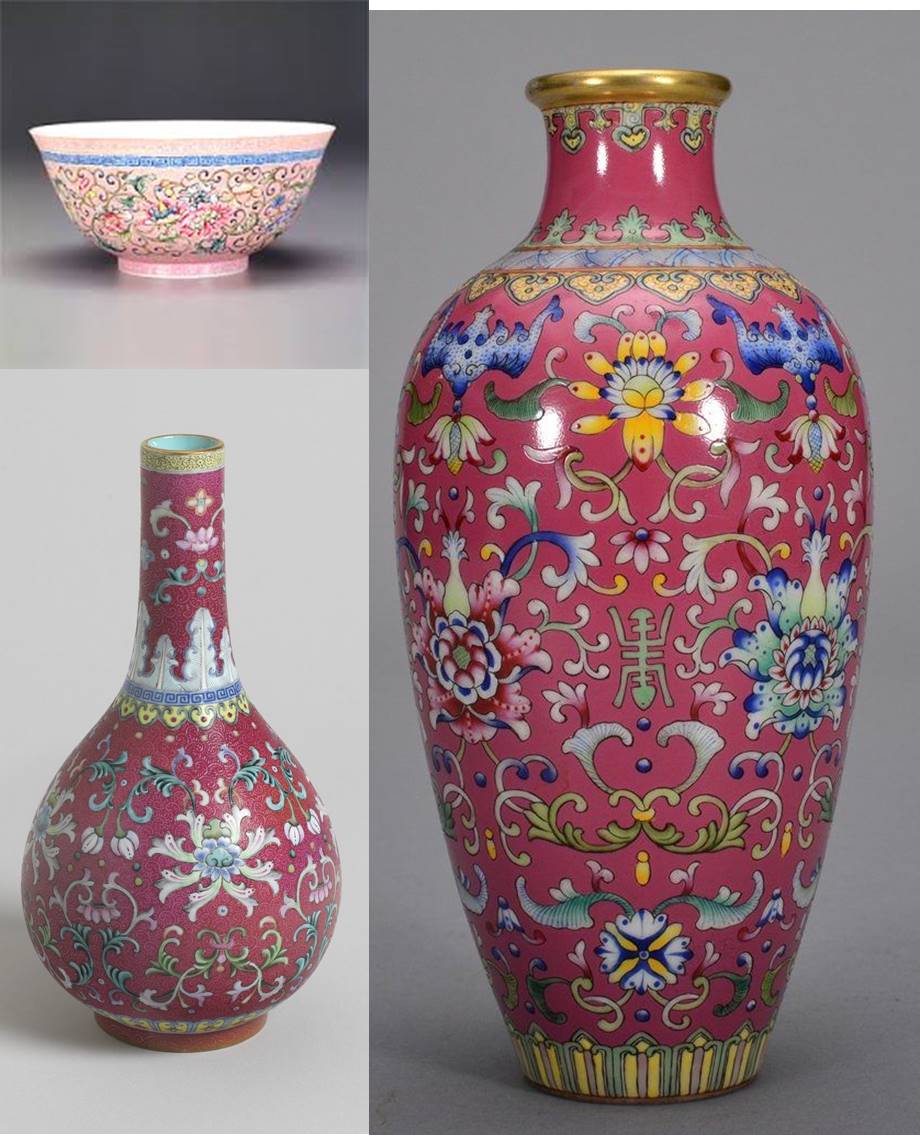 Beadiste: Puzzling Evidence - Pink Enamel in Chinese Cloisonne