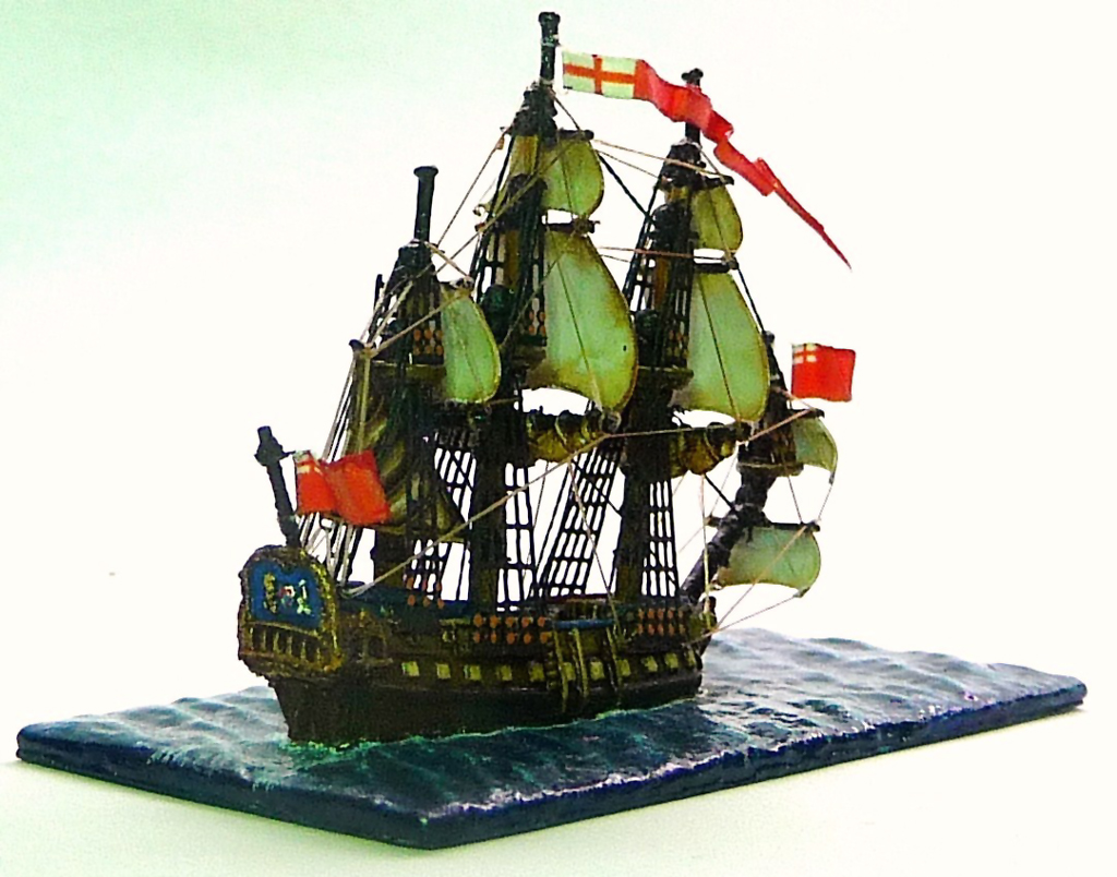 Mike's Leadpile: Ye 1:1200 scale Anglo-Dutch Wars: British 5th rate