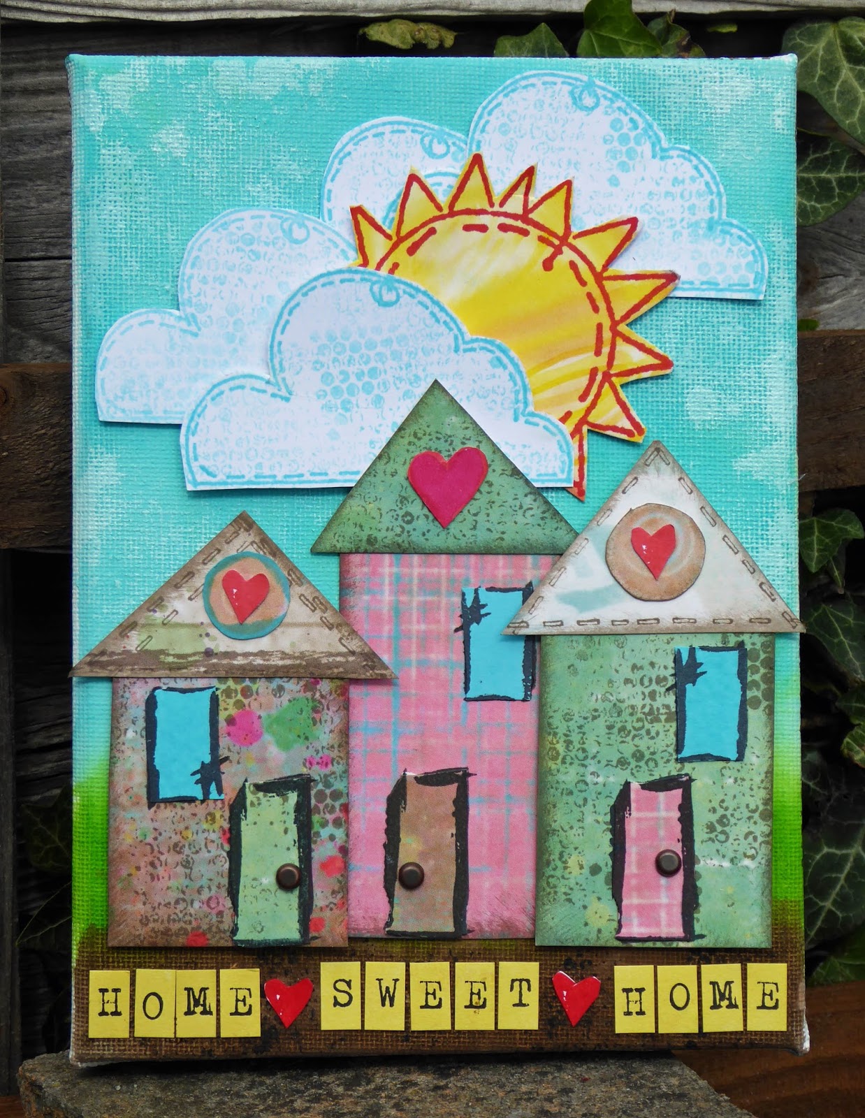 {my sweet earth}: Home Sweet Home Canvas