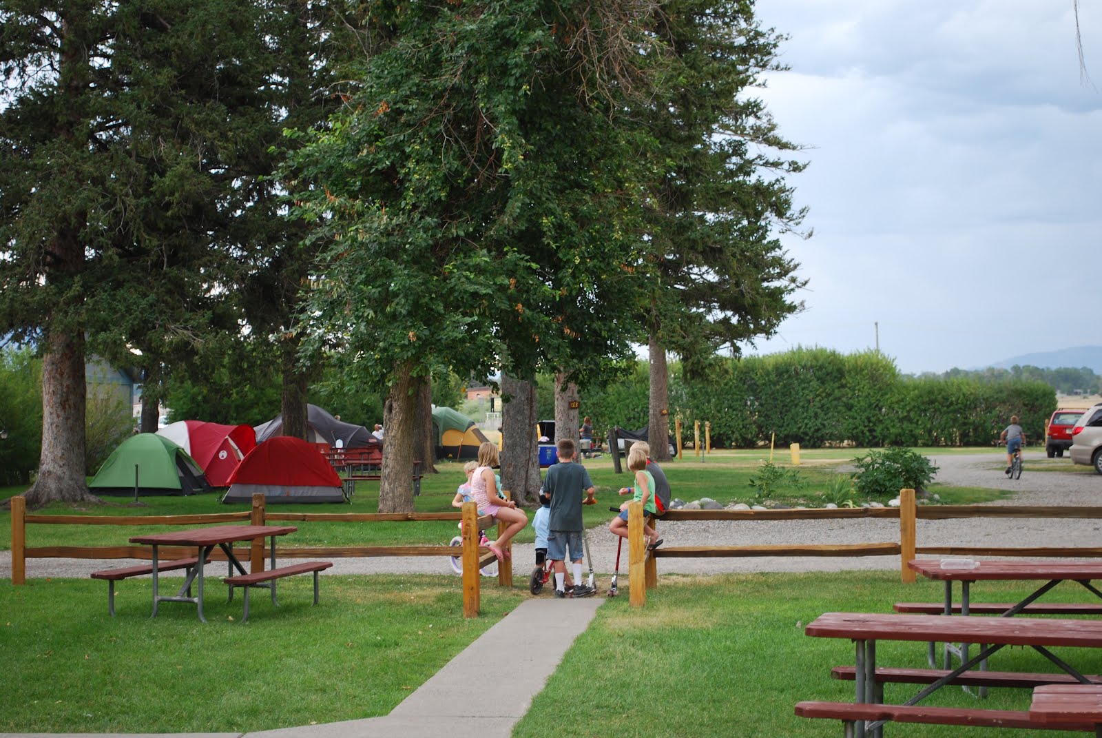 BLUE SKY AHEAD: Bozeman KOA Campground, Bozeman, Montana