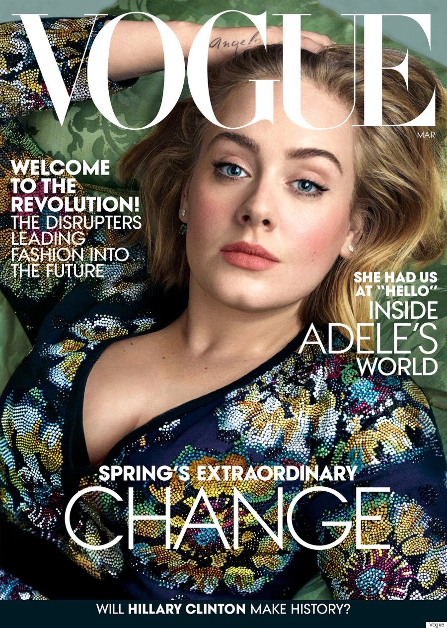 Adele Covers Vogue March 2016 - Corinna B's World