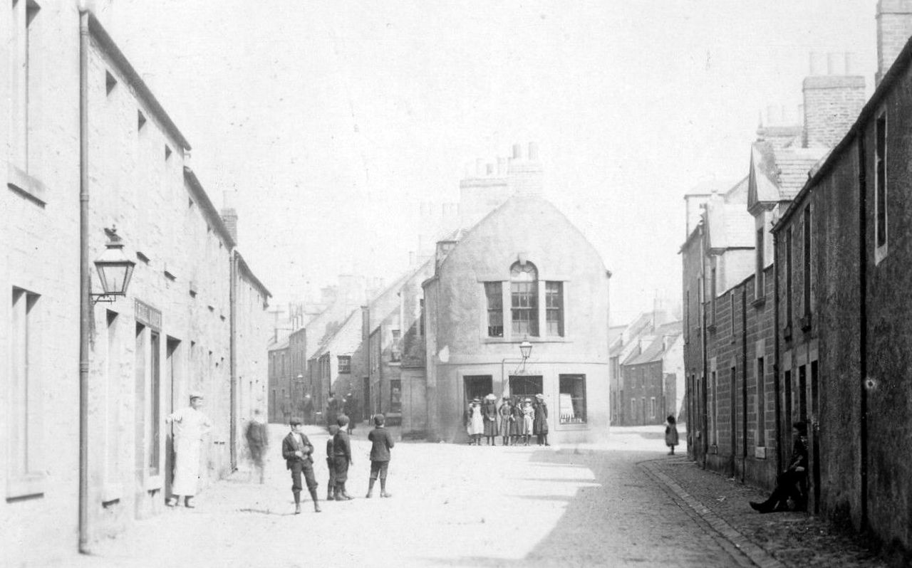Tour Scotland: Old Photograph Langton Gate Street Duns Scotland