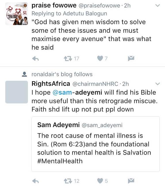 Twitter users go gaga after Pst Sam Adeyemi 'demonizes' mental illness ...