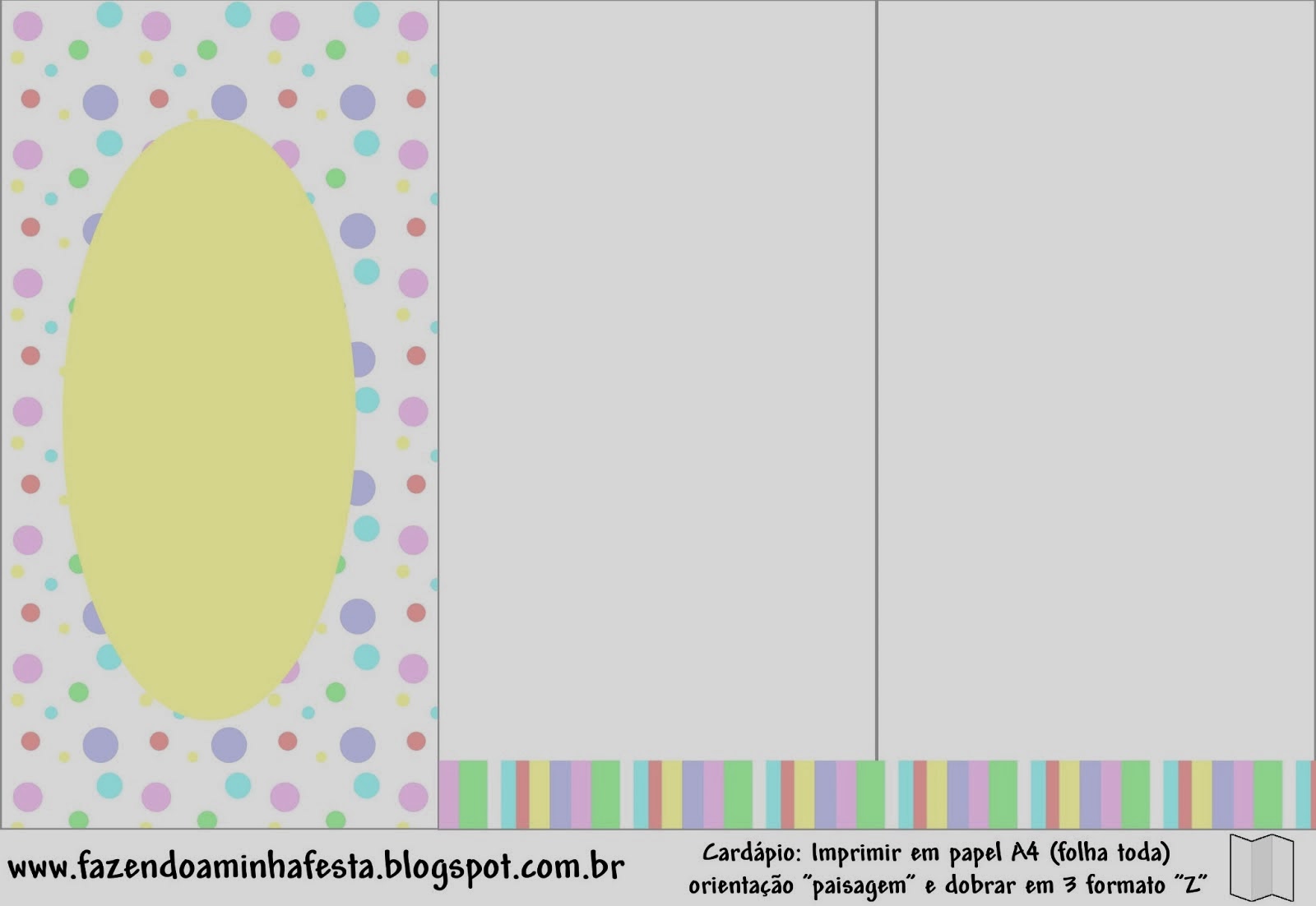 Pastel Colored Spots: Free Printable Party Stationery. - Oh My Fiesta ...