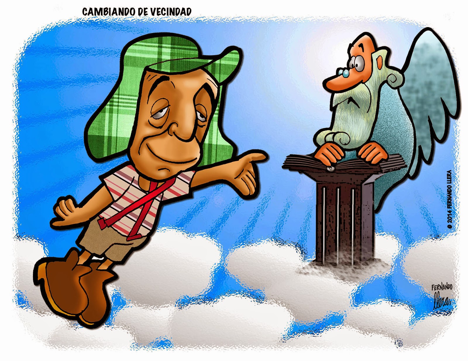Fernando Llera Blog Cartoons: Prolific Mexican comic Chespirito, who ...