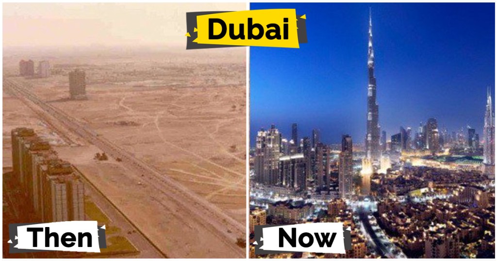 5 Then & Now Pictures Of The Famous Places In The World