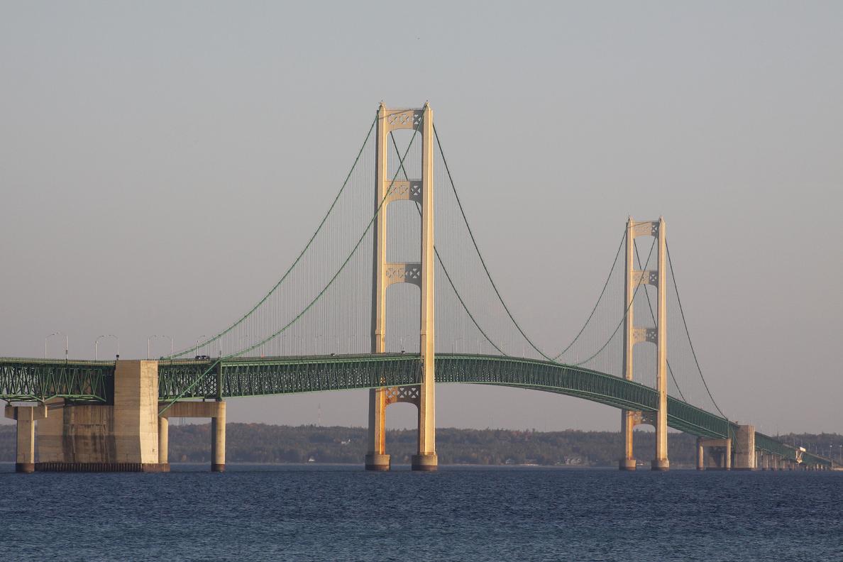 Michigan Exposures: The Mackinac Bridge in the Fall