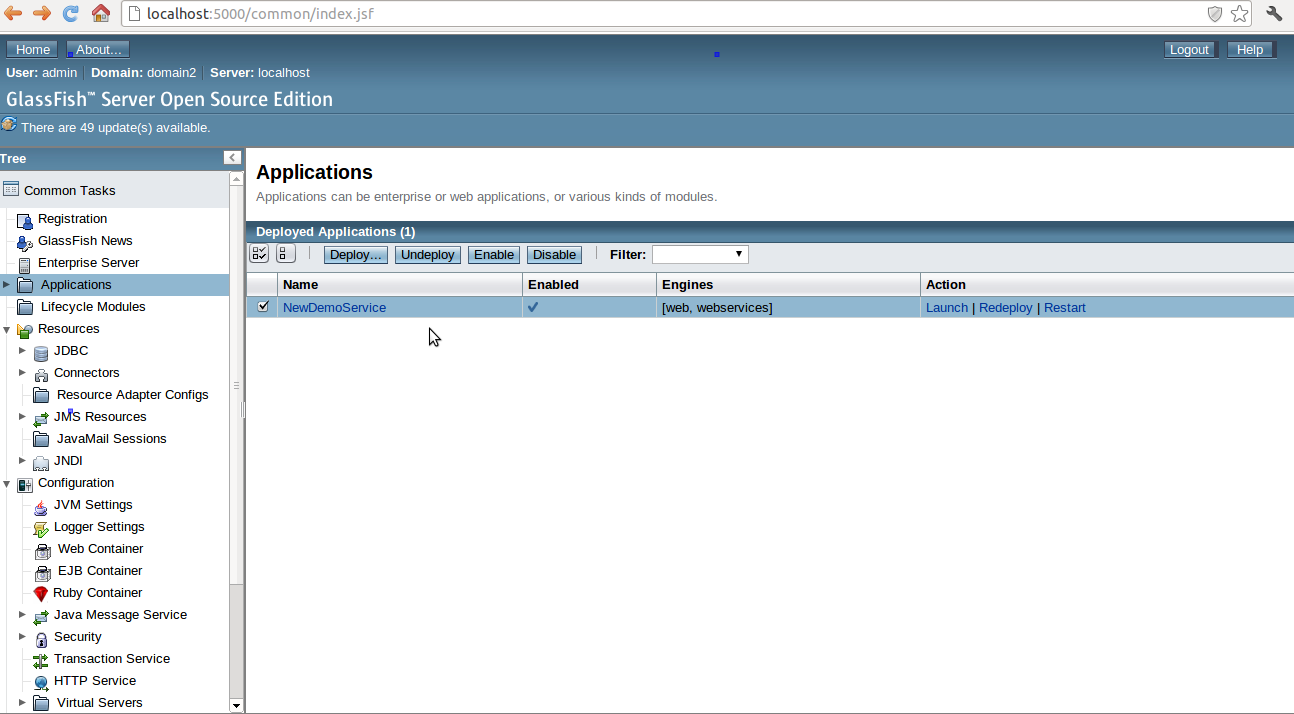 How to Deploy a war File Using GlassFish