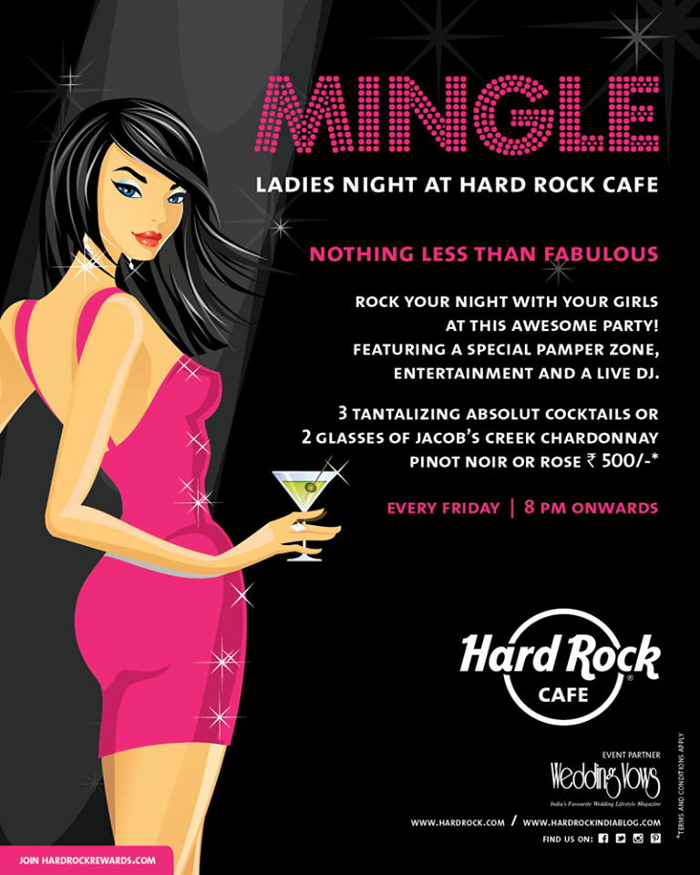 HARD ROCK CAFE LAUNCHES LADIES NIGHTS | GingerSnaps