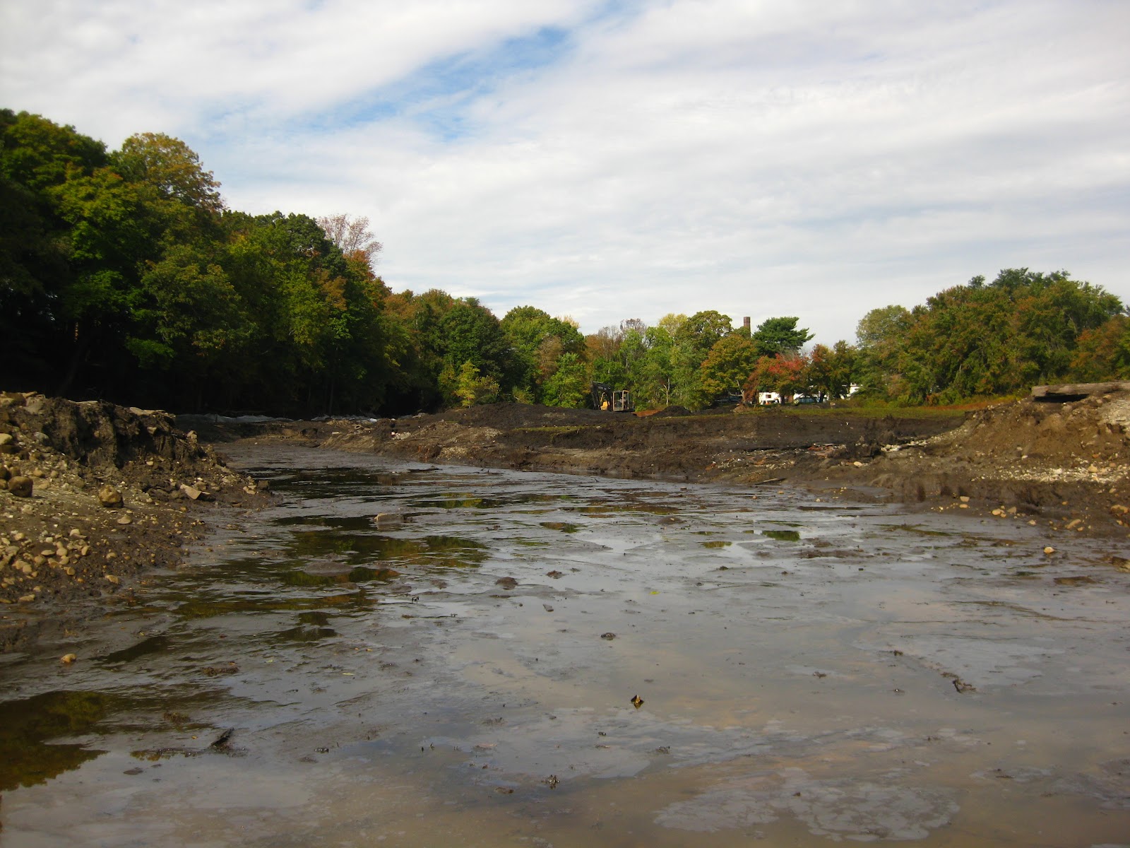 Mill River Restoration: The Mill River channel takes shape
