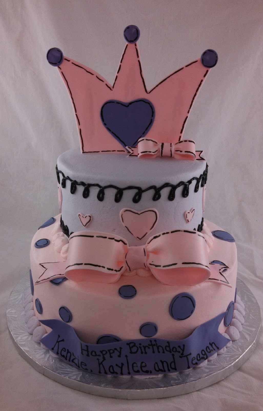 Sugar & Spice Sweets: Pink and Purple Princess Cake