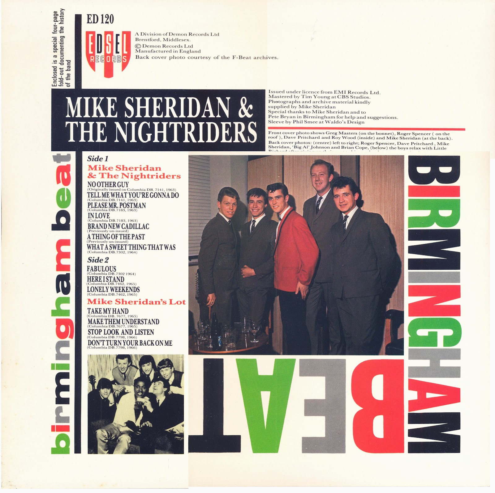 SIXTIES BEAT: Mike Sheridan & The Nightriders