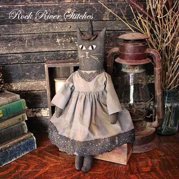 Rock River Stitches: New Primitive Fall Dolls!