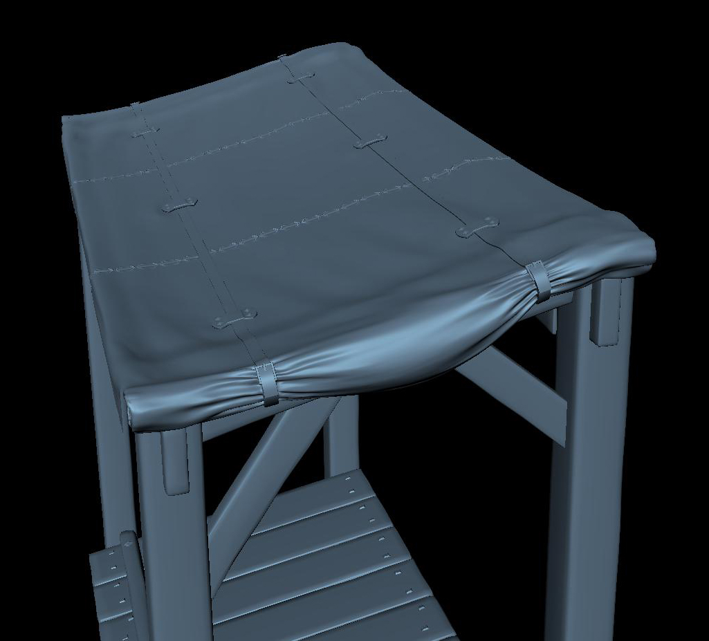 The Art of Shem Dawson: Medieval Merchant Stall WIP - 25/09/2011