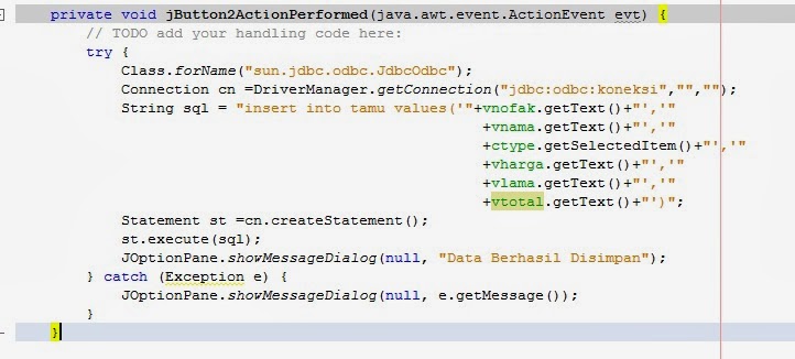 Program Sederhana Java: Membuat program sederhana java,netbeans