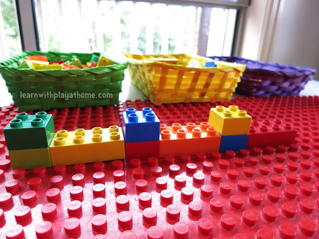 Learn with Play at Home: Learning Patterns with Lego