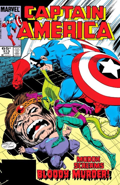 Marvel Comics of the 1980s: 1986 - Anatomy of a Cover - Captain America ...