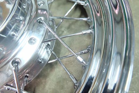 Thoy Cycles : CB750 hub chopper rim.