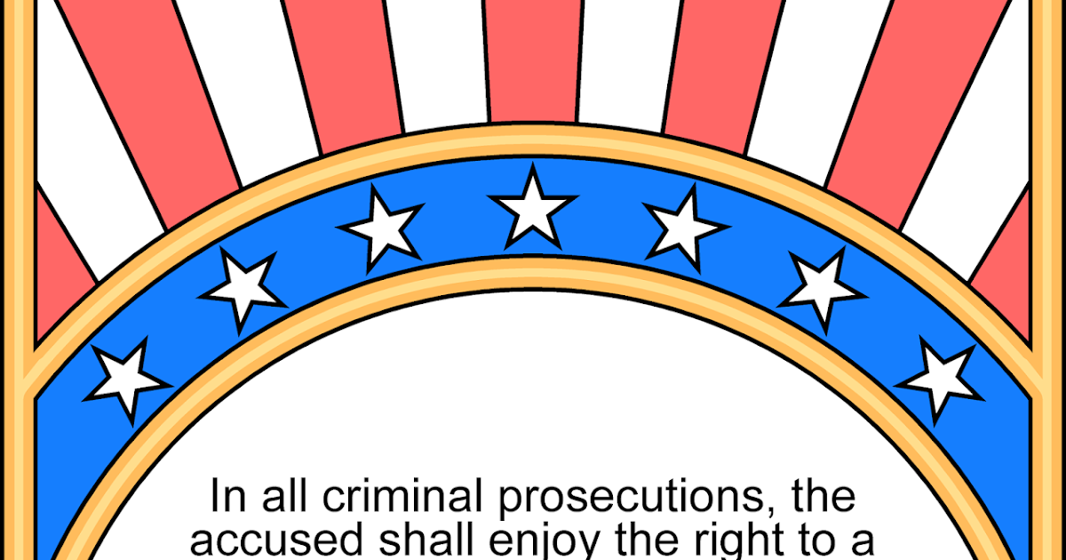 Don't Eat the Paste: 6th Amendment Coloring Page- Bill of Rights series