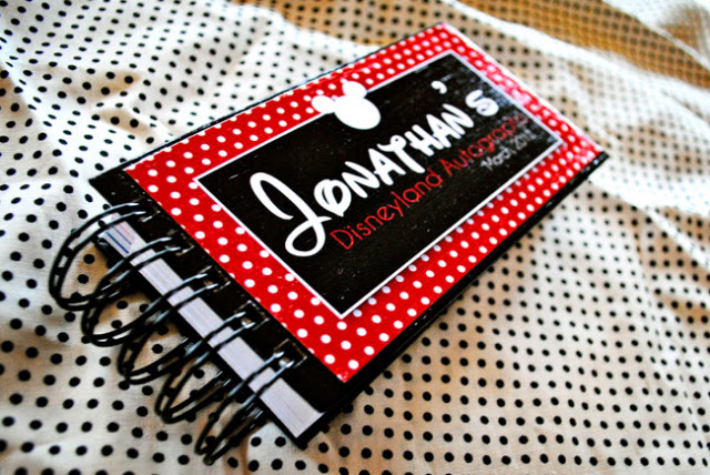 DIY Character Autograph Book | i should be mopping the floor
