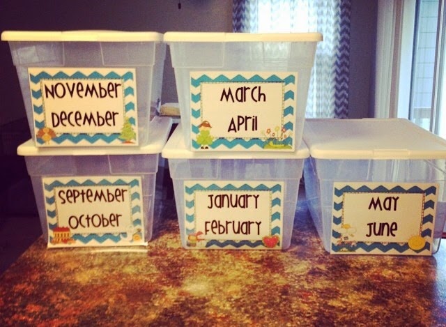 Crafting in Cardigans: Operation Organization #3: Monthly Bin/Library ...