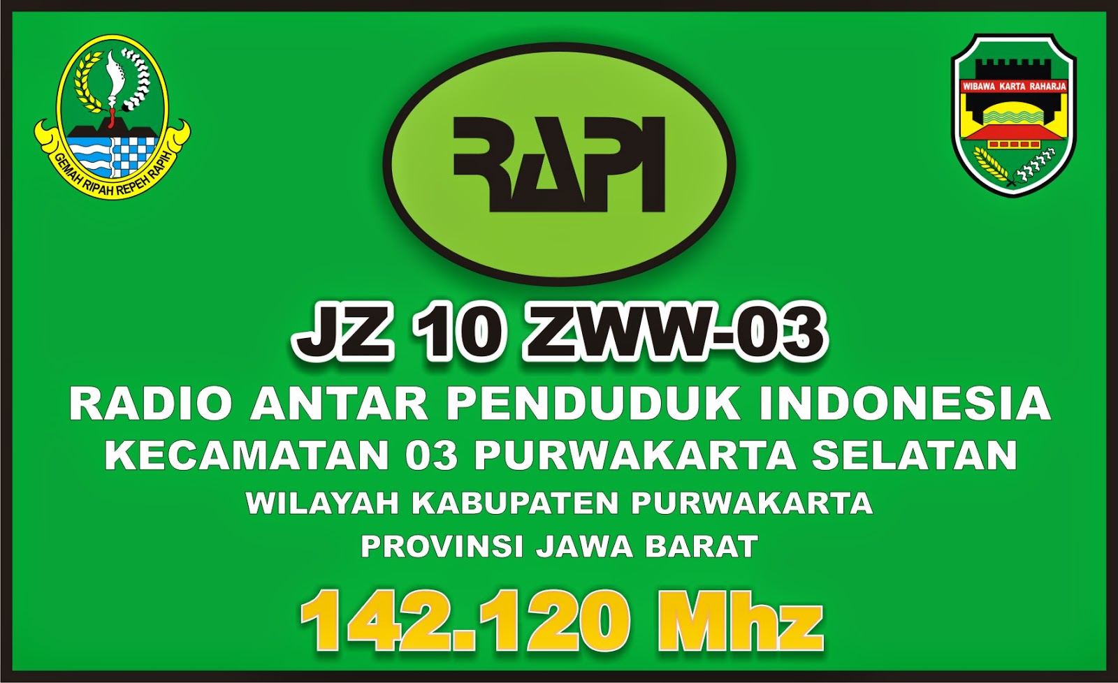 RAPI KECAMATAN 03 PURWAKARTA SELATAN: Rapi Purwakarta Selatan, JZ.10.ZWW-03