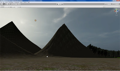 3D Stuffs: Unity level w/basic terrain and model setup