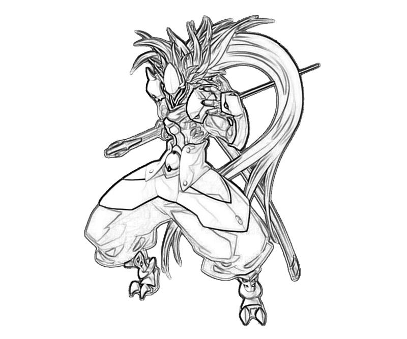 BlazBlue Calamity Trigger Hakumen Art | Mario