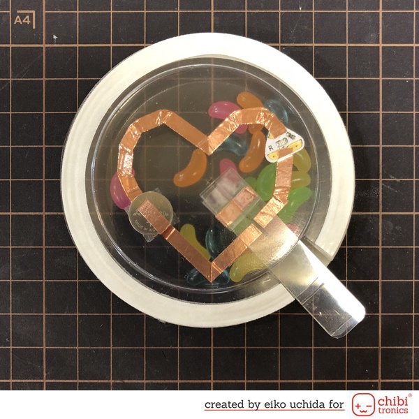 How to make light up see-through circuit potbelly tag. | 永研クラフト実験室 ...