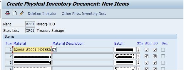 Solution for Inventory mismatch of SAP stock and physical stock