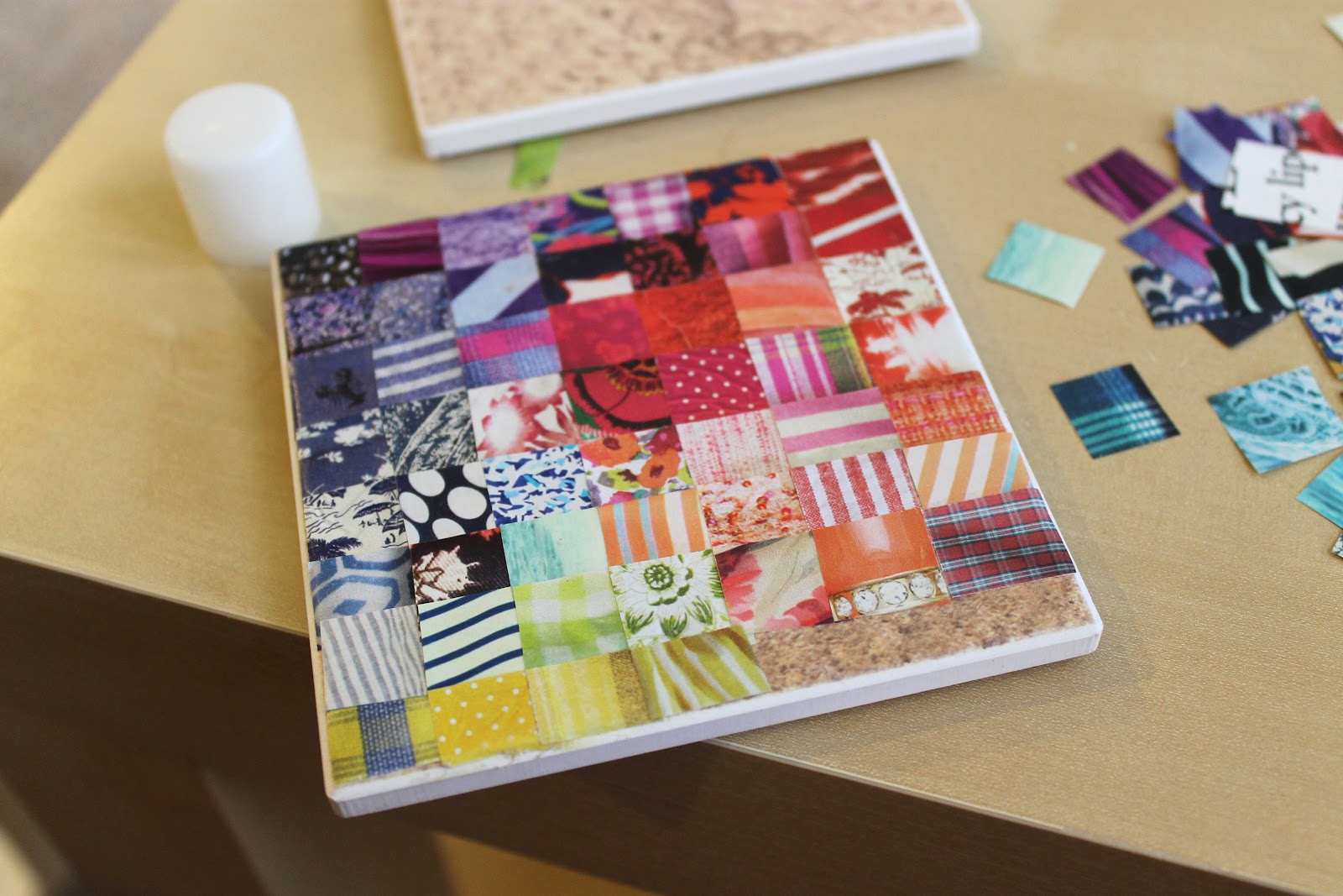 BEAUTY & THE BEARD: DIY Collage Coasters