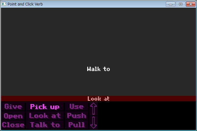 Godpatterns: Playing around with Adventure Game interfaces again