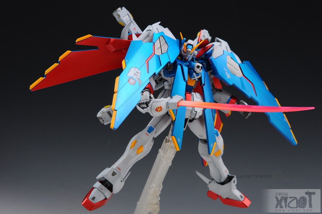 GUNDAM GUY: MG 1/100 Crossbone Gundam X3 Full Cloth [Metallic Colors ...