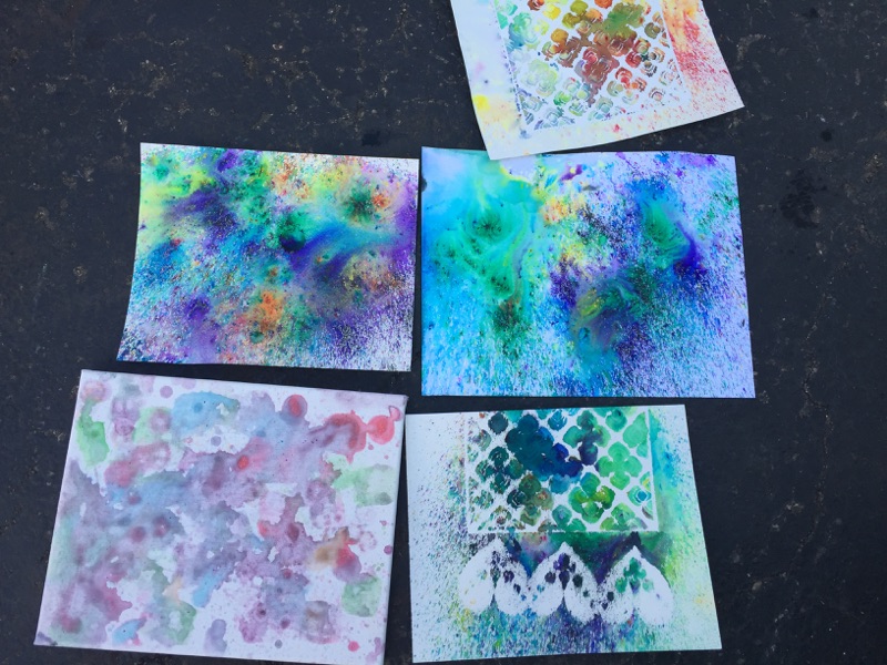 Ken's World in Progress: Color Burst Kids Party! Inspiring Young Artists