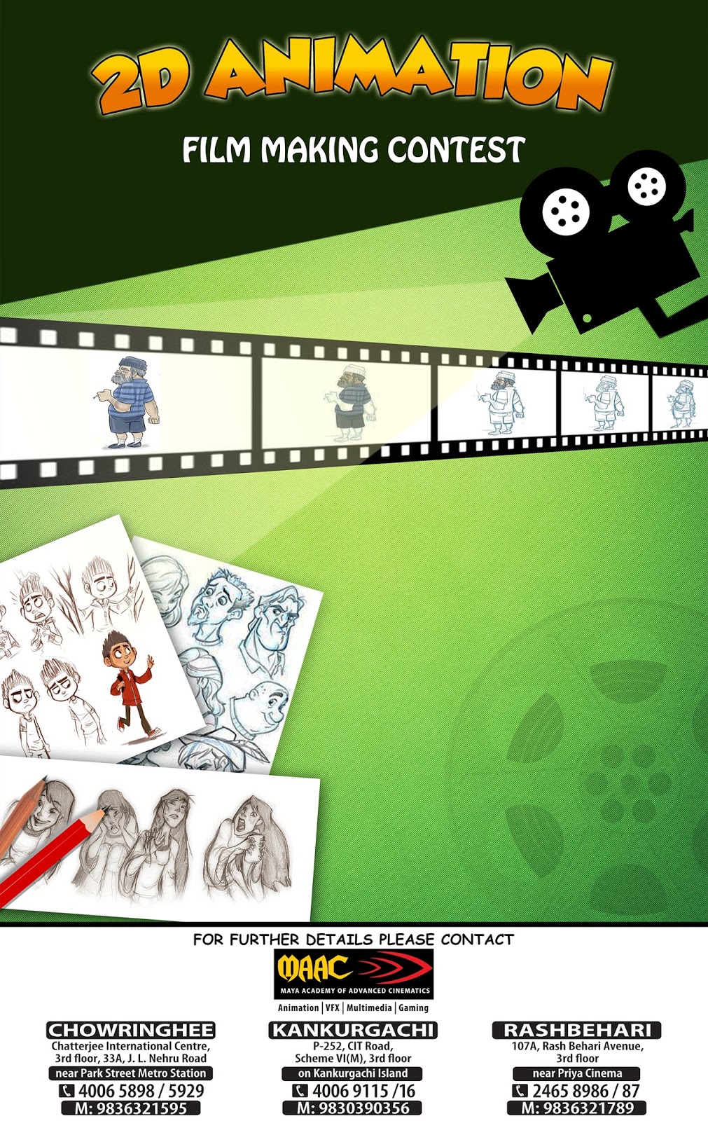 MAAC ANIMATION KOLKATA: 2D Animation Film Festival