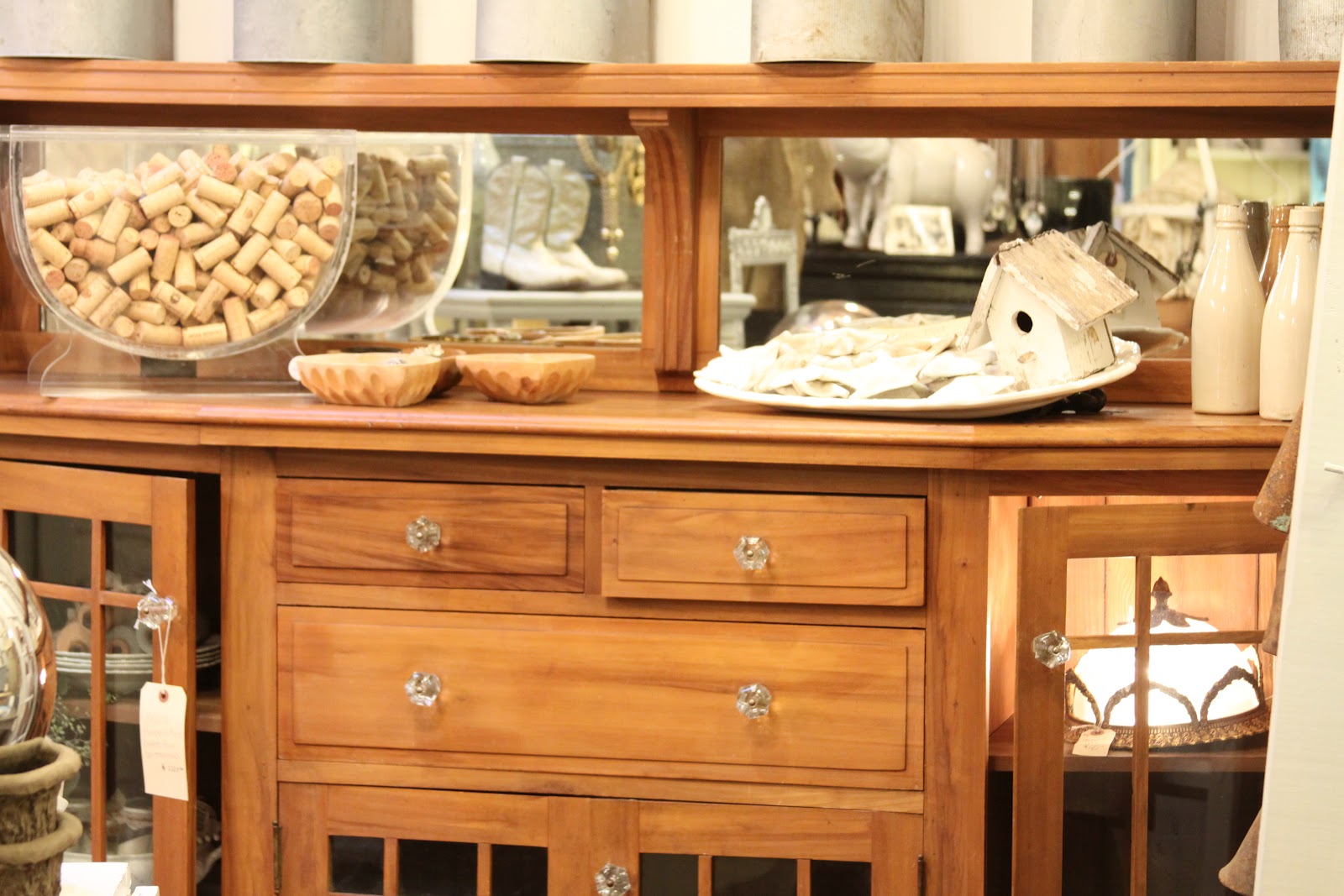 the vintage bricoleur: Farm Table, Hutch, Buffet