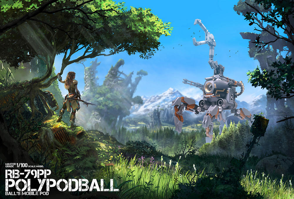 MG 1/100 Polypod Ball Ver.Overwatch (Scratch Build) ~ Gundam Reference