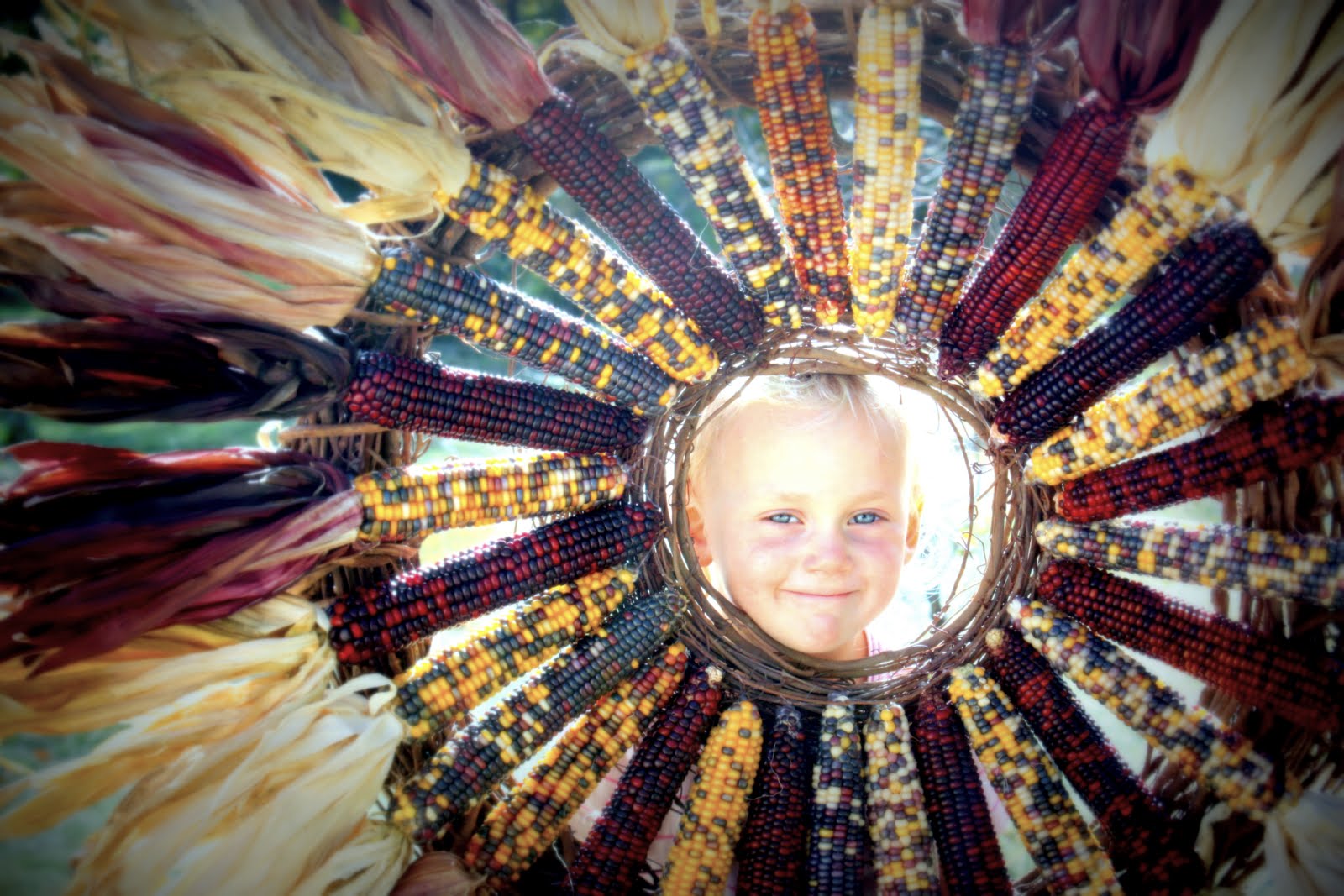 lil fish studios: flint corn wreath