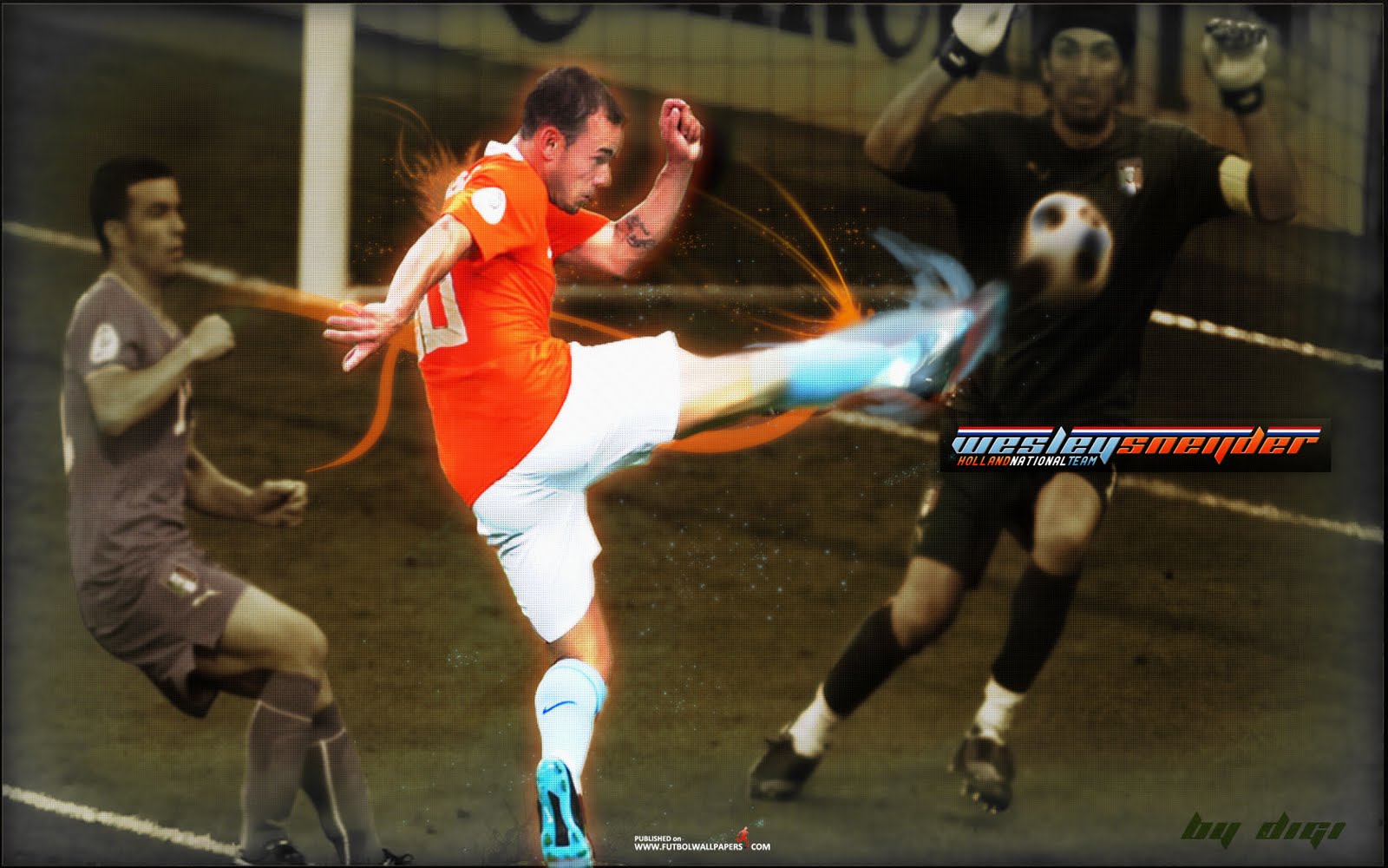 Wesley Sneijder Wallpapers and Pics | Real Madrid vs Manchester United