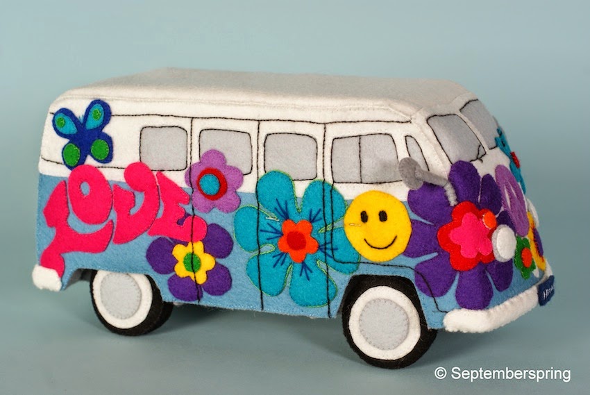 Septemberspring Galerie: Back to the sixties: Flower Power bus en rood ...